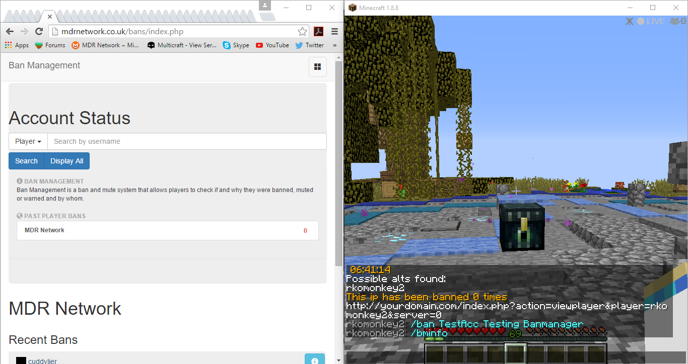 Ban Manager v5.8.0 Not working! · Issue #477 · BanManagement/BanManager · GitHub