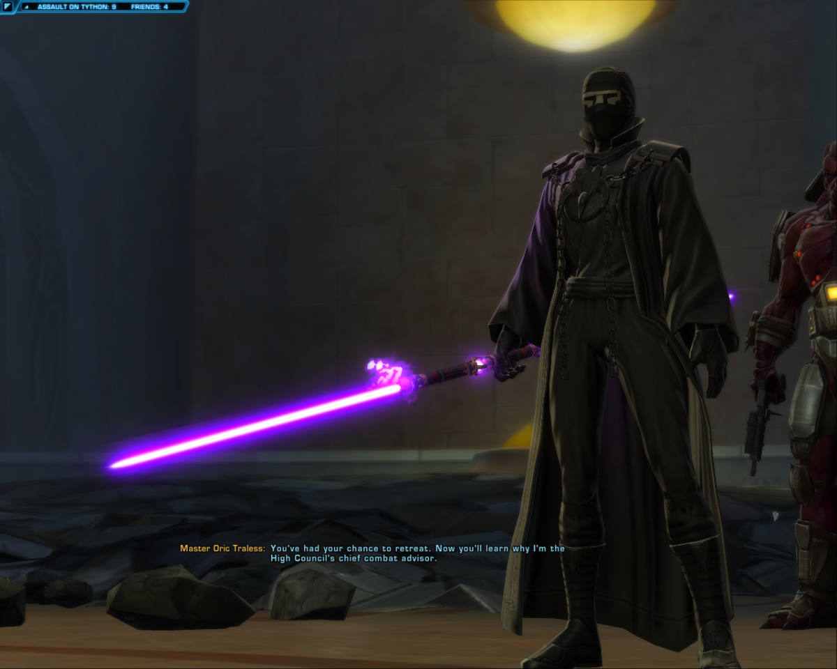 Khem has a blaster pistol and Nox is holding his saber sassy -- what ...